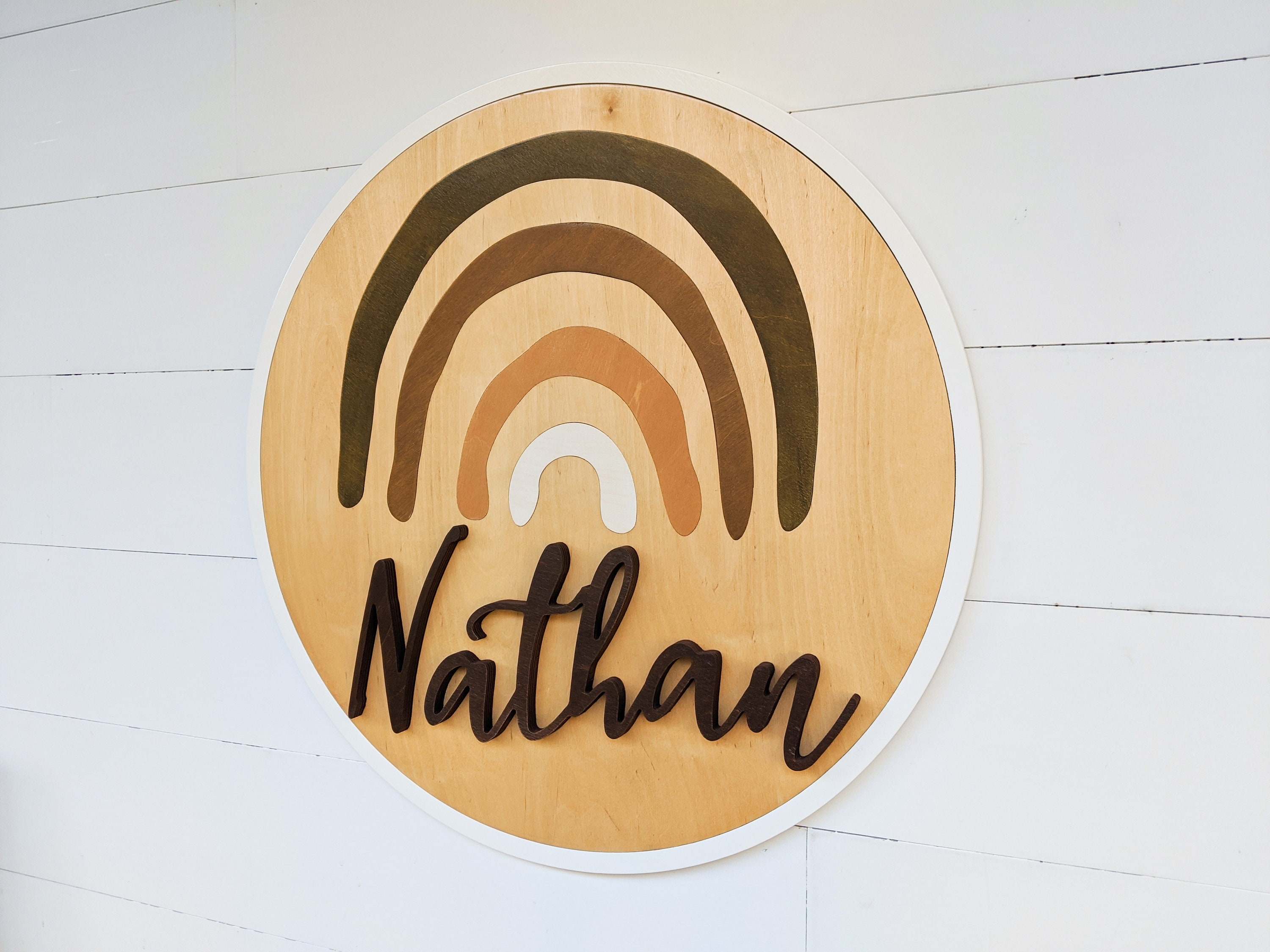 Rainbow Baby Nursery Sign Over the Crib Sign Rainbow Baby - Etsy