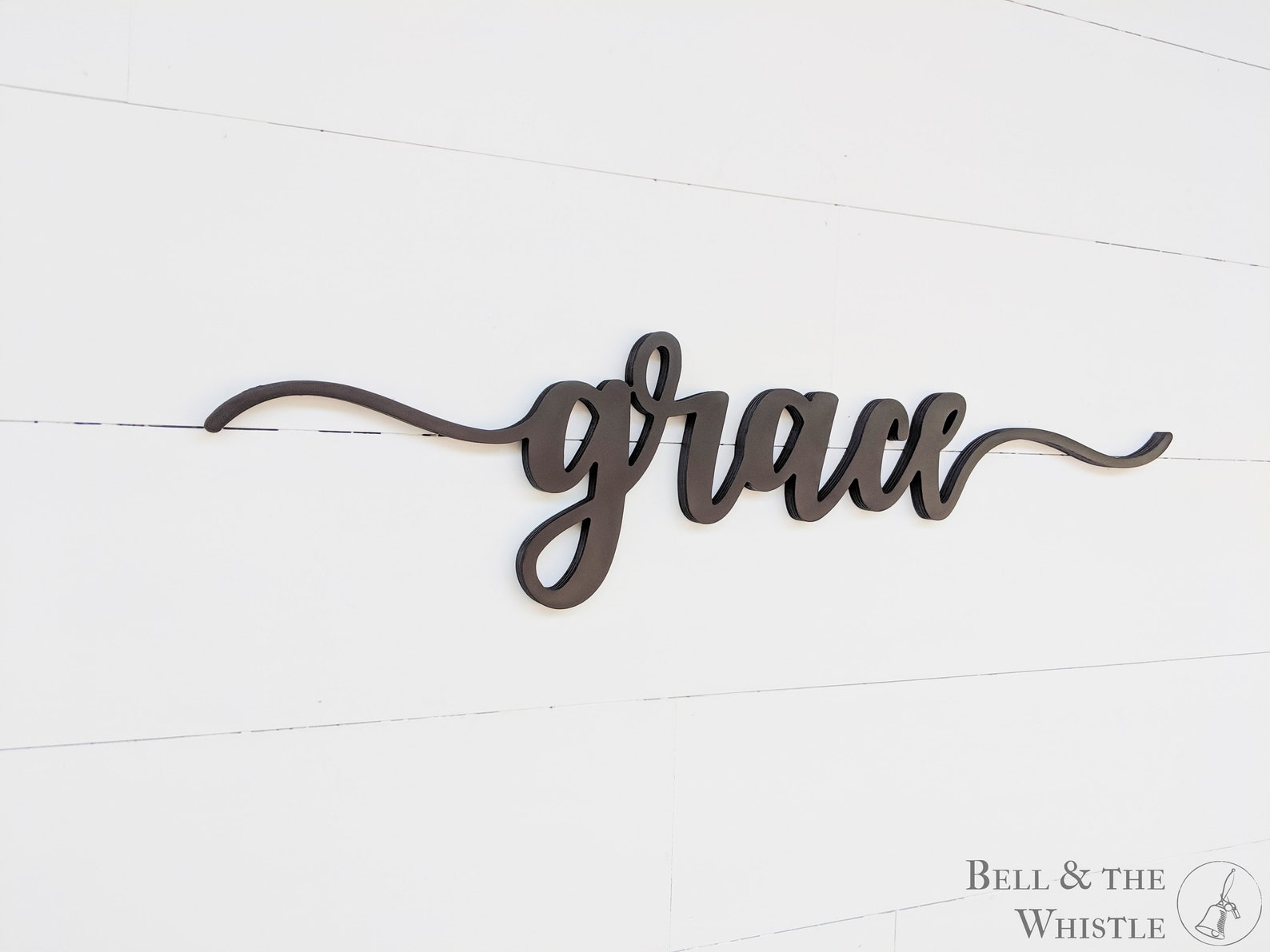 Grace Word Cutout Word Wooden Letters Grace Cutout | Etsy