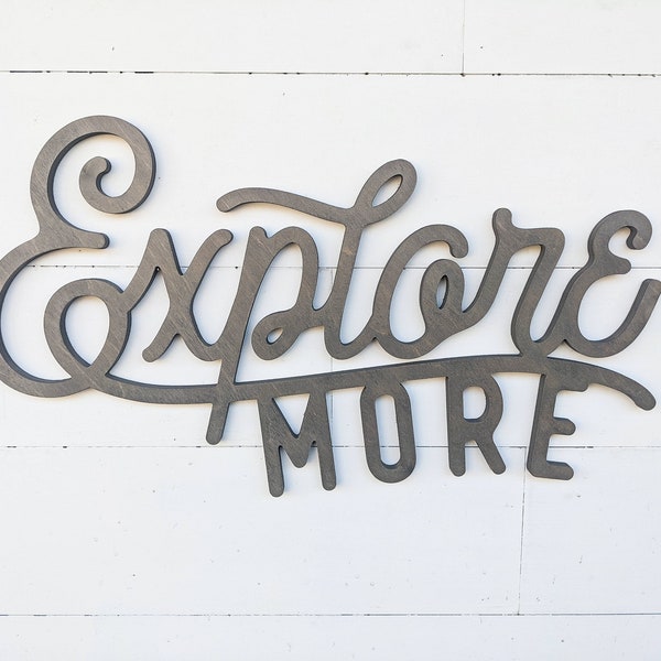 Explore Sign - Etsy