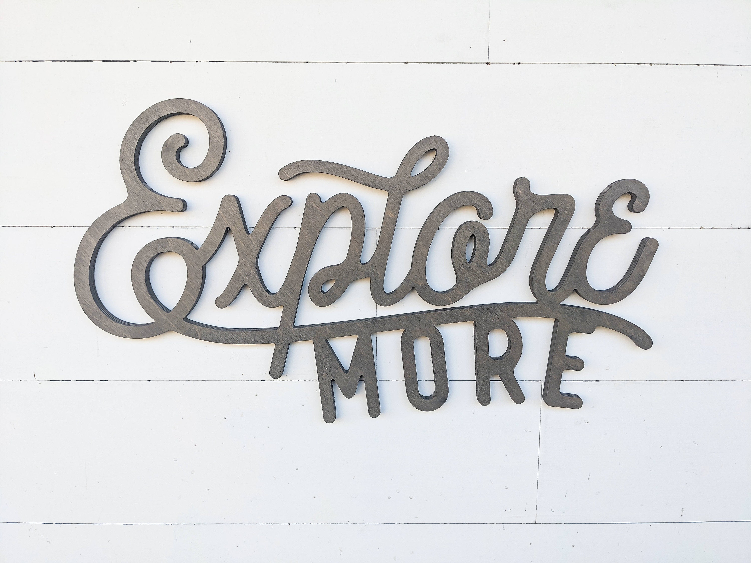 Explore More Sign Wooden Explore Sign Wooden Adventure - Etsy