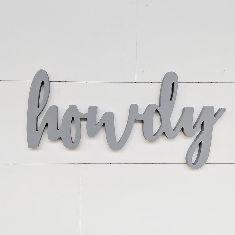 Howdy Sign - Etsy