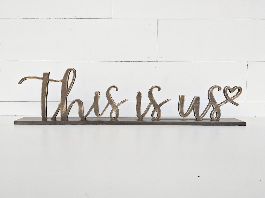 This is Us Free-standing Sign | Home Decor | This is Us Sign| Family ...