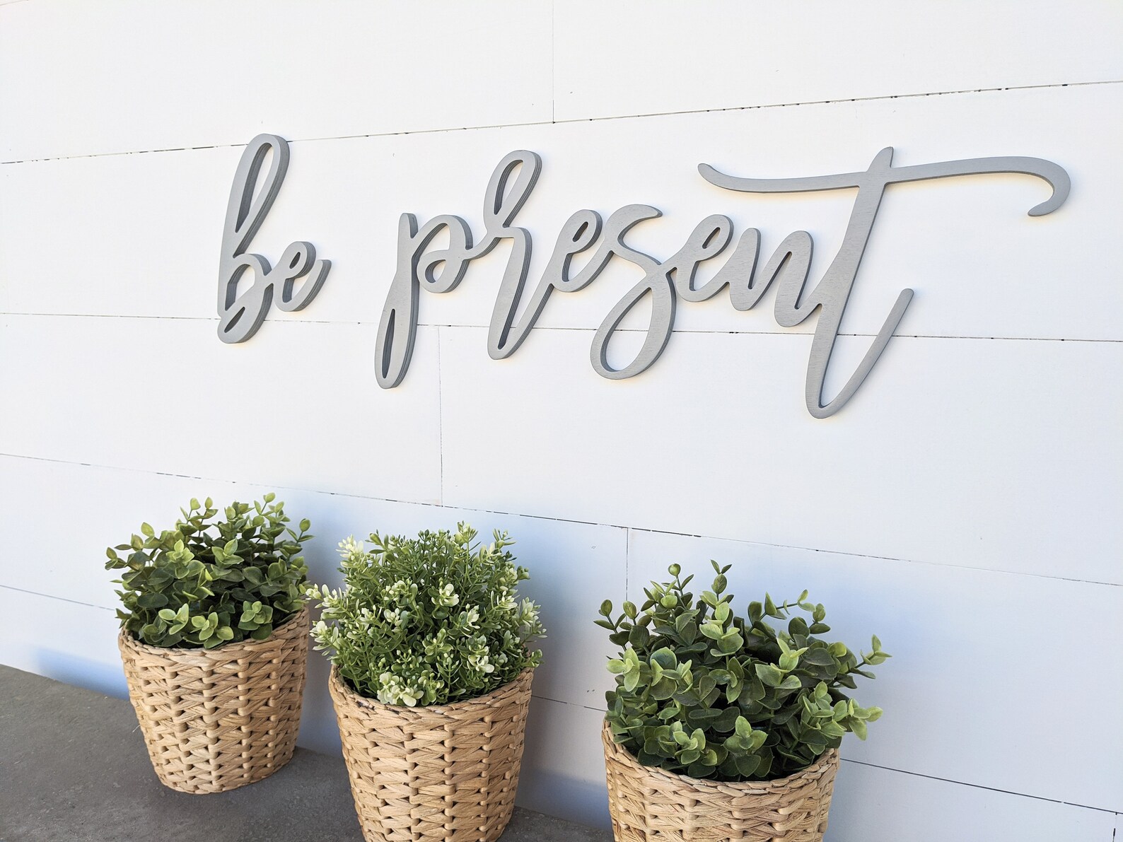 Be Present Word Cutout Be Present Wooden Letters Be | Etsy