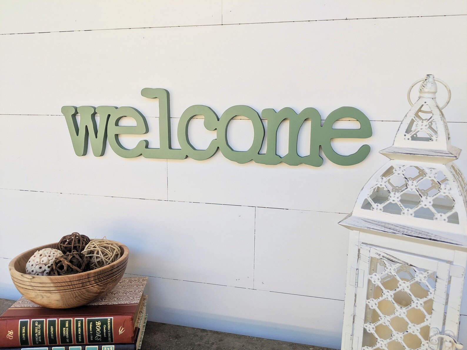 Welcome Sign Welcome Wood Sign Welcome Cutout 1/2 | Etsy