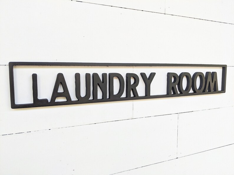 Laundry Room Sign Laundry Room Word Cutout 1/2 Thick - Etsy