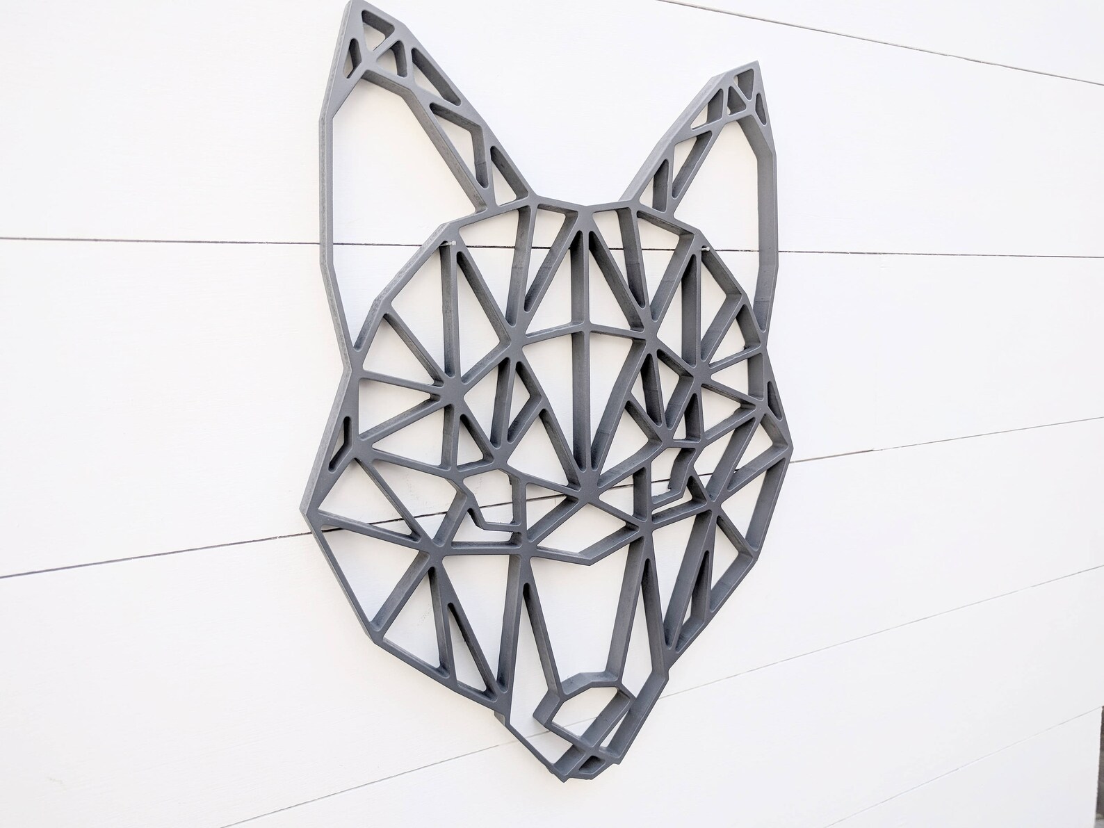 Geometric Wolf Wall Hanging Woodland Animal Wall Art - Etsy