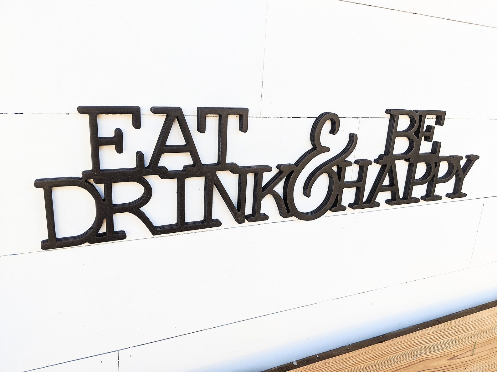 Eat Drink & Be Happy Sign | Eat Drink and Be Happy Sign | Dining Room ...