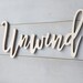 Unwind Word Cutout Unwind Wooden Letters Unwind Sign 1/2 Inch Thick ...
