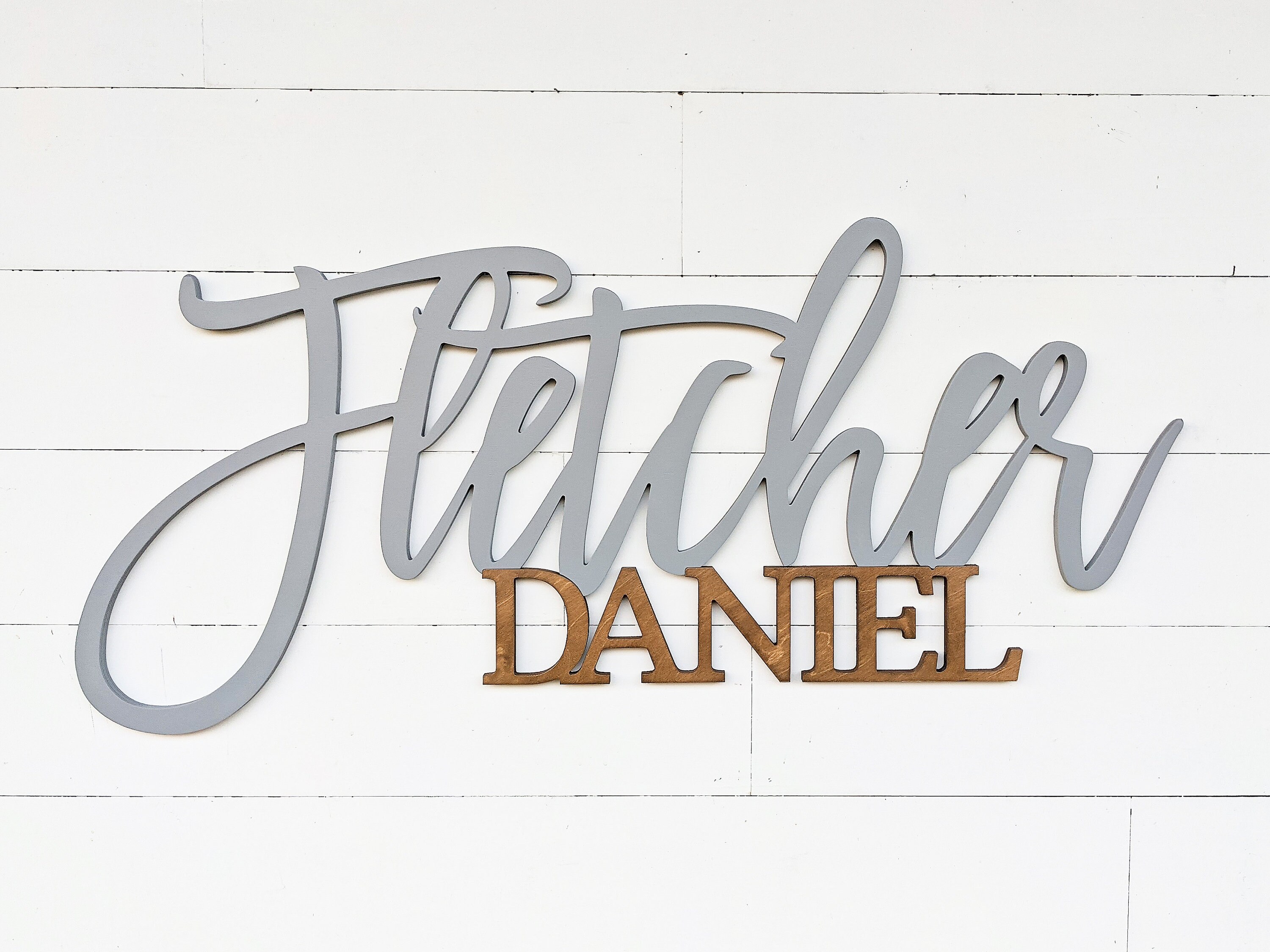 Baby Boy or Girl Nursery Sign Baby Name Cutout Boys Name - Etsy