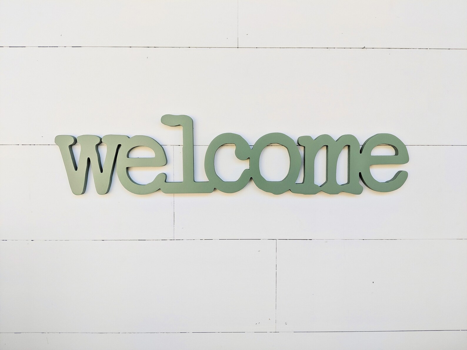 Welcome Sign Welcome Wood Sign Welcome Cutout 1/2 | Etsy