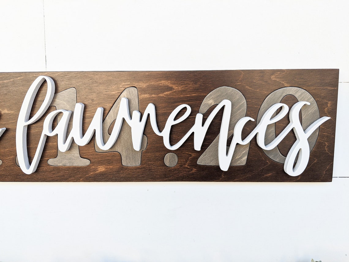 Wedding Date Sign Last Name Sign Wedding Sign Wedding - Etsy