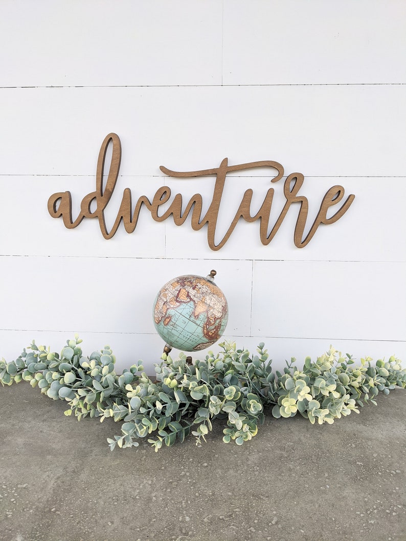 Adventure Sign Adventure Word Cutout 1/2 Thick Wooden - Etsy Ireland