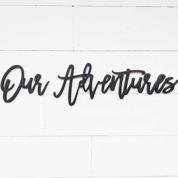 Adventure Wood Sign - Etsy
