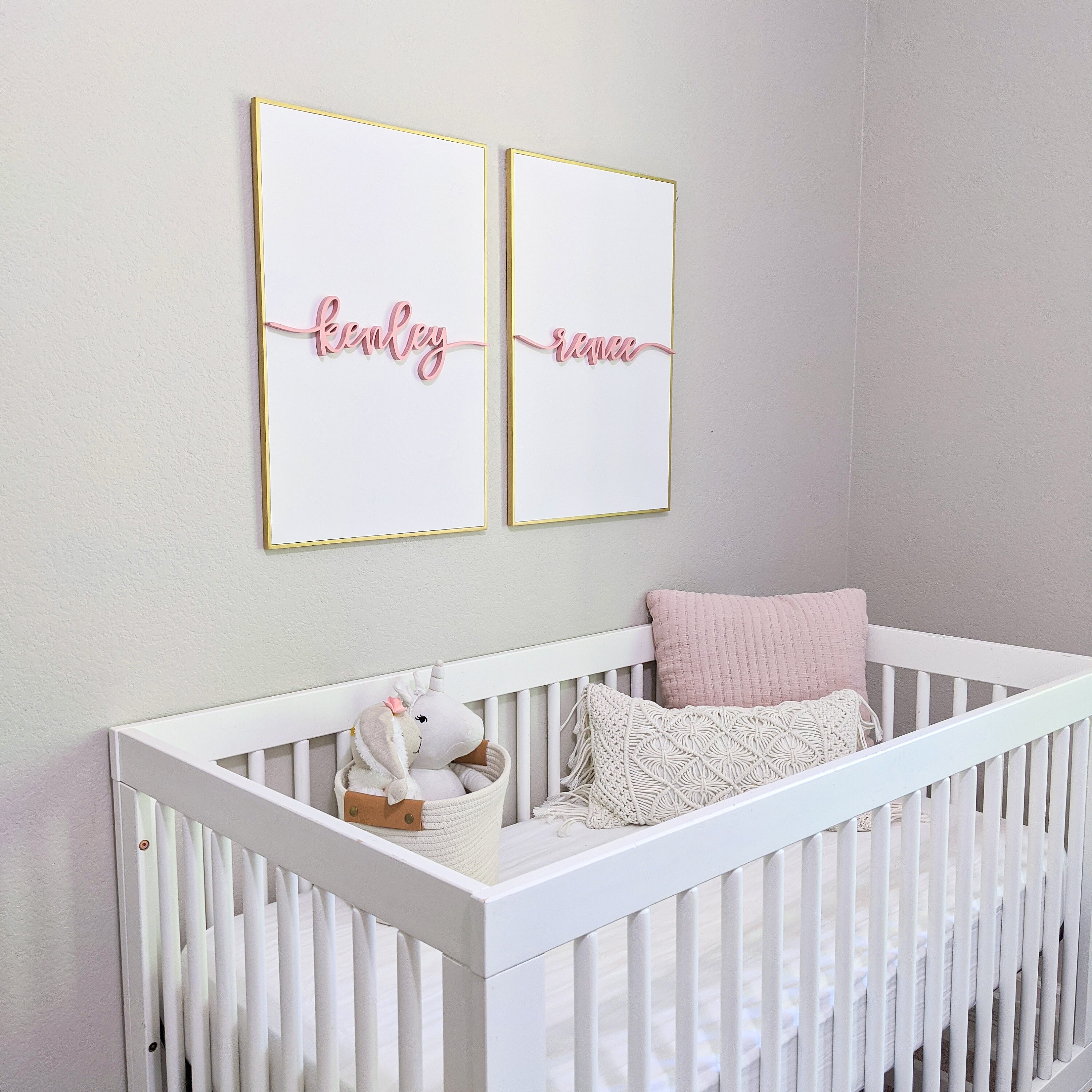 Baby Nursery Sign Over the Crib Sign Custom Twins Signs | Etsy