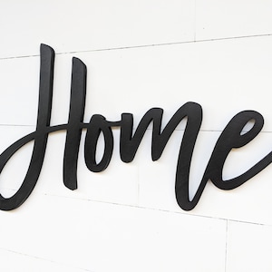 Home Word Cutout | Home Wooden Letters | Home Sign | Home Decor - Etsy