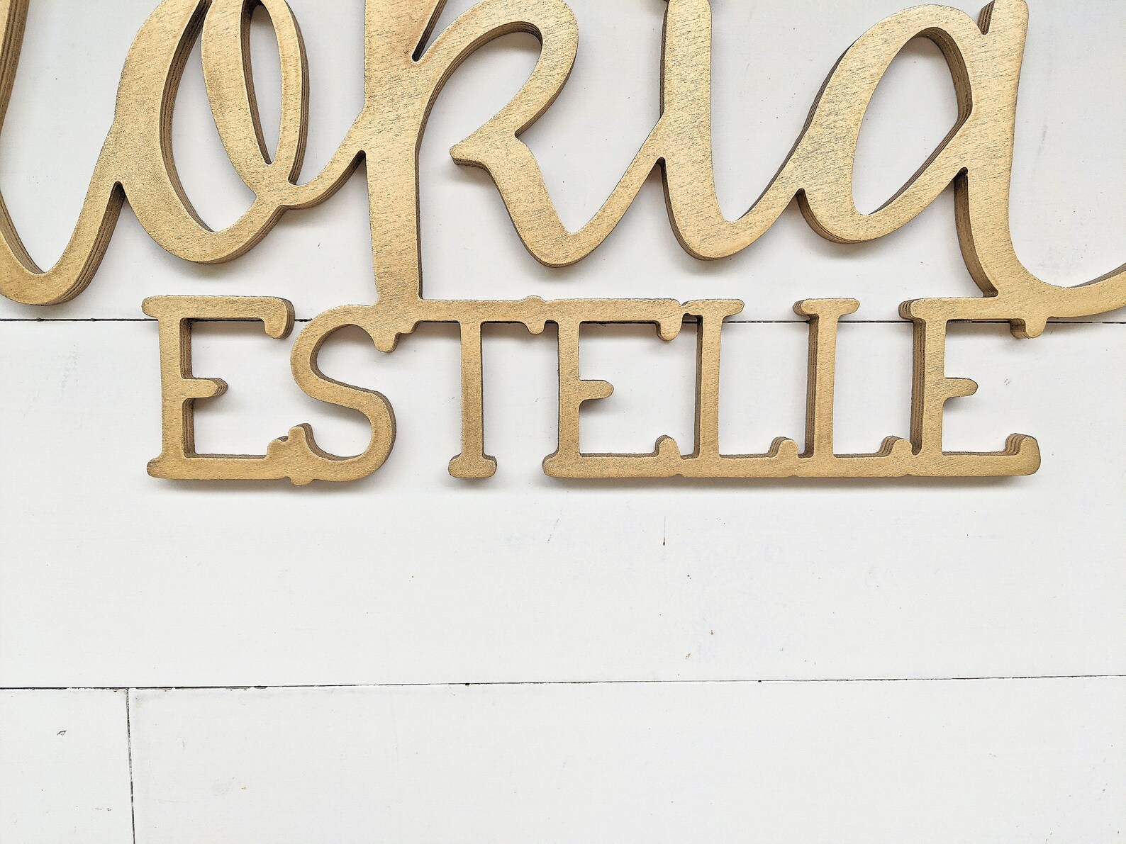 Baby Girl Nursery Sign Baby First Name and Middle Name | Etsy