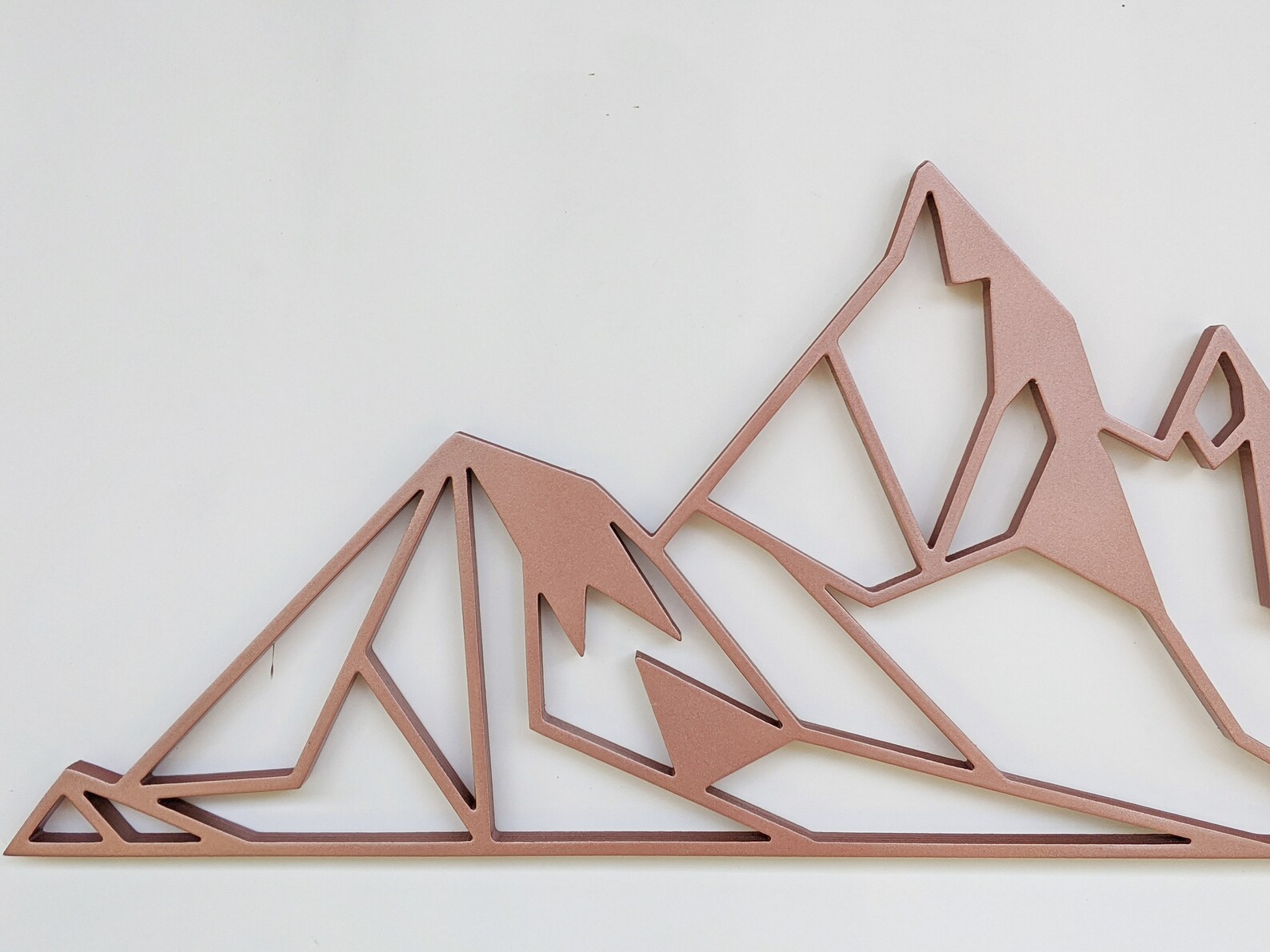 Geometric Mountains Wall Hanging Geometric Woodland Theme | Etsy