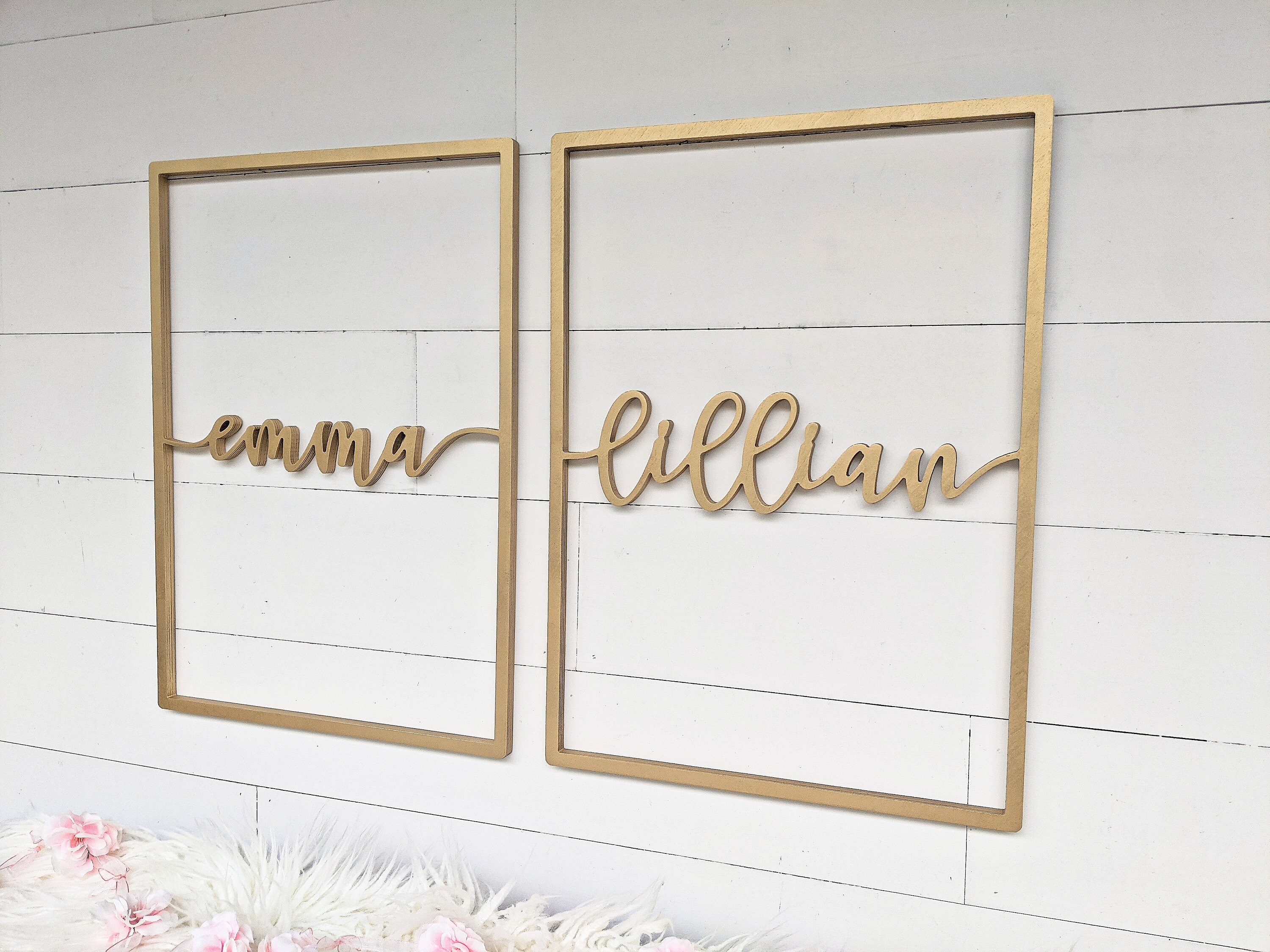 Baby Nursery Sign Over the Crib Sign Custom Twins Signs - Etsy