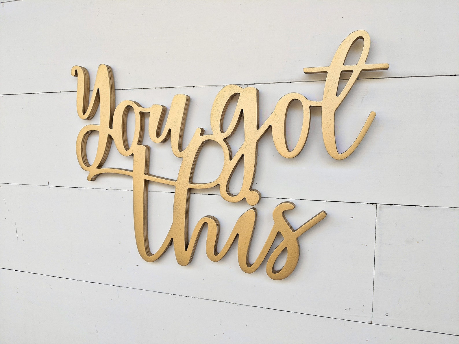You Got This Sign, You Got This Cutout, 1/2 Thick Wooden Letters You ...