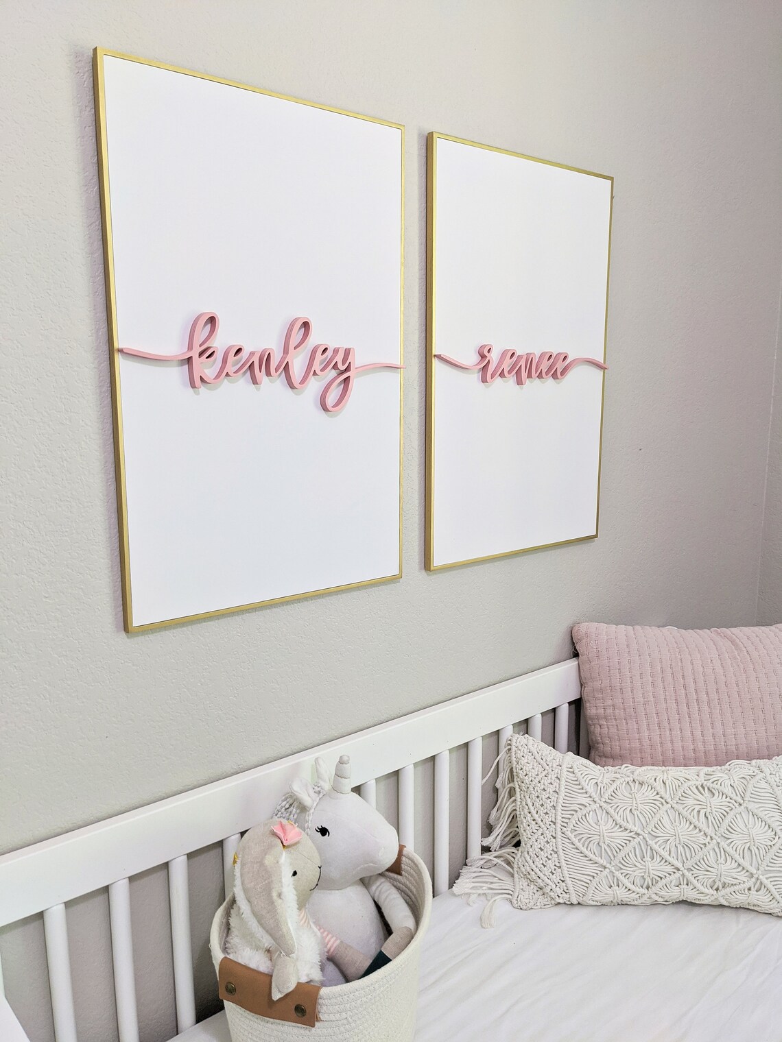 Baby Nursery Sign Over the Crib Sign Custom Twins Signs | Etsy