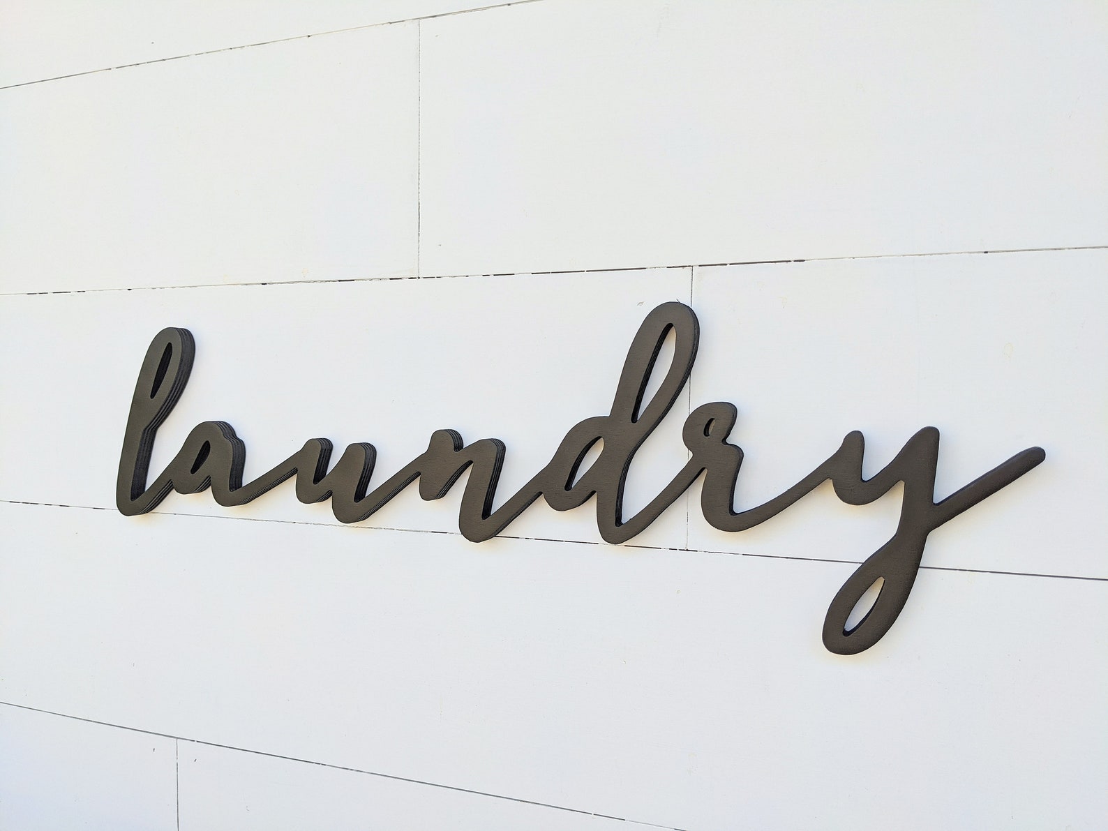 Laundry Word Cutout Wooden Letters Laundry Sign - Etsy Australia