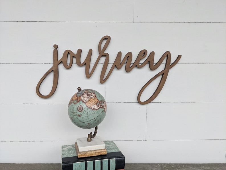 Journey Sign Journey Word Cutout 1/2 Thick Wooden - Etsy