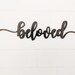 Beloved Word Cutout Word Wooden Letters Beloved Cutout - Etsy