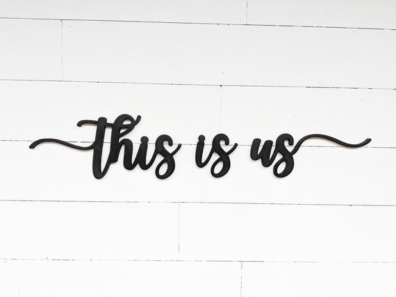 This is Us Word Cutout This is Us Words Wooden Word | Etsy