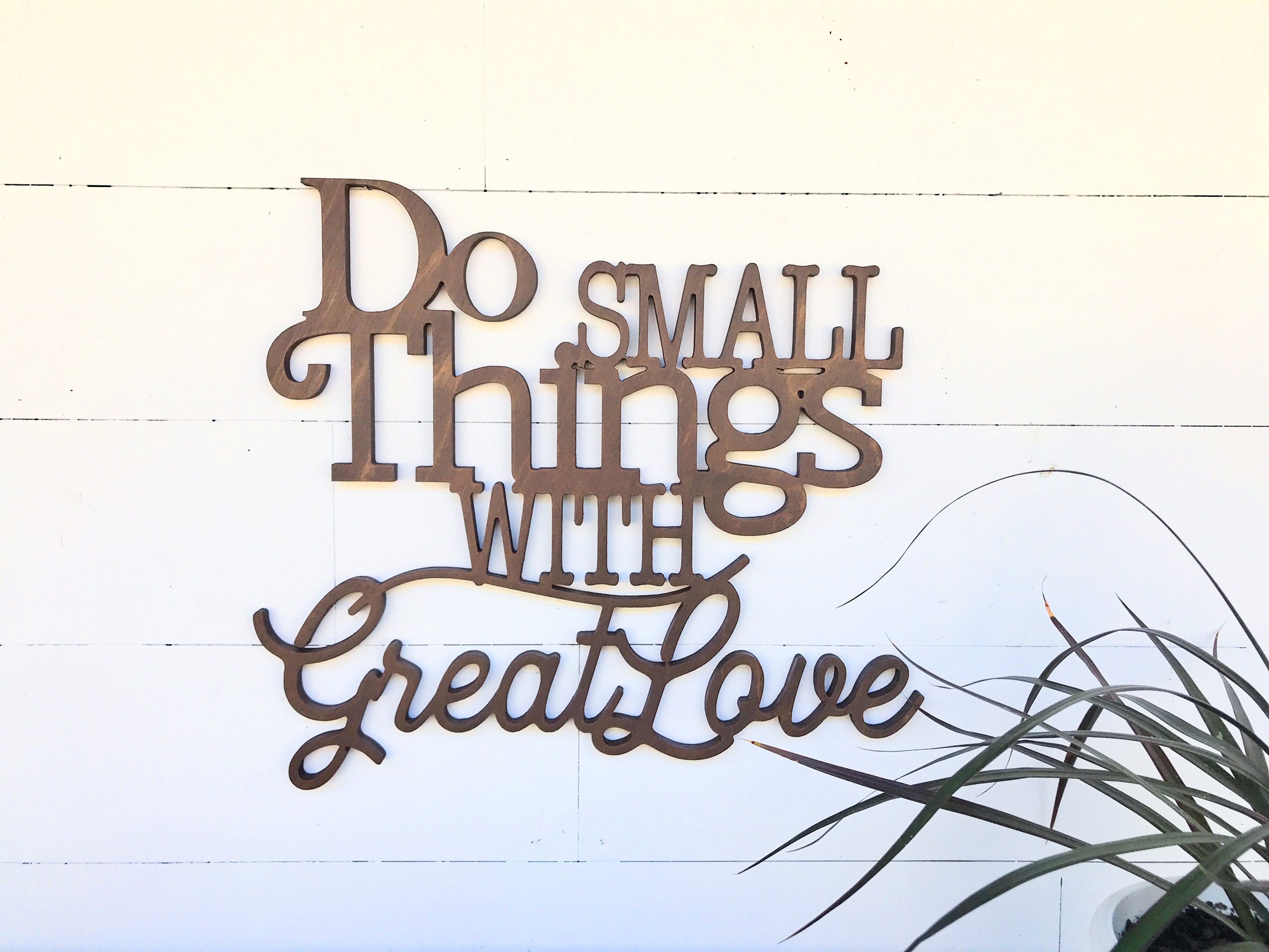 Do Small Things With Great Love Word Cut Out Sign 4 Sizes Etsy do-small-things-with-great-love-word-cut-out-sign-4-sizes-etsy