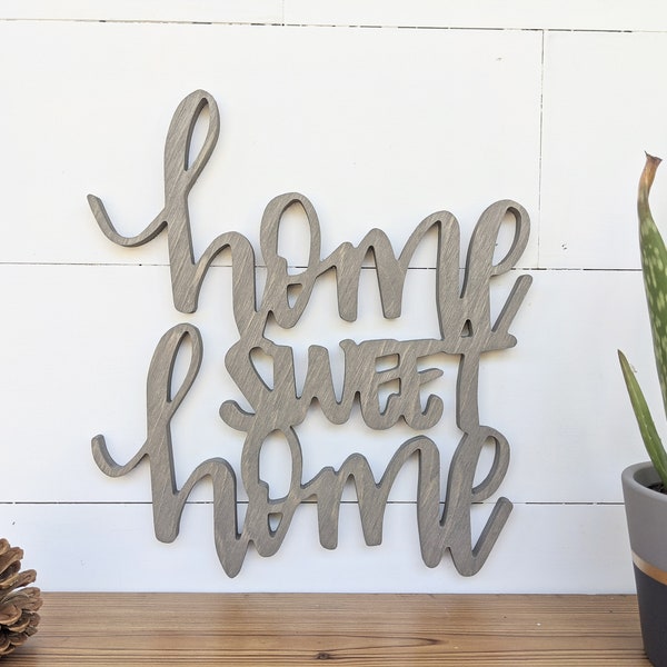 Outdoor Home Sweet Home Sign - Etsy