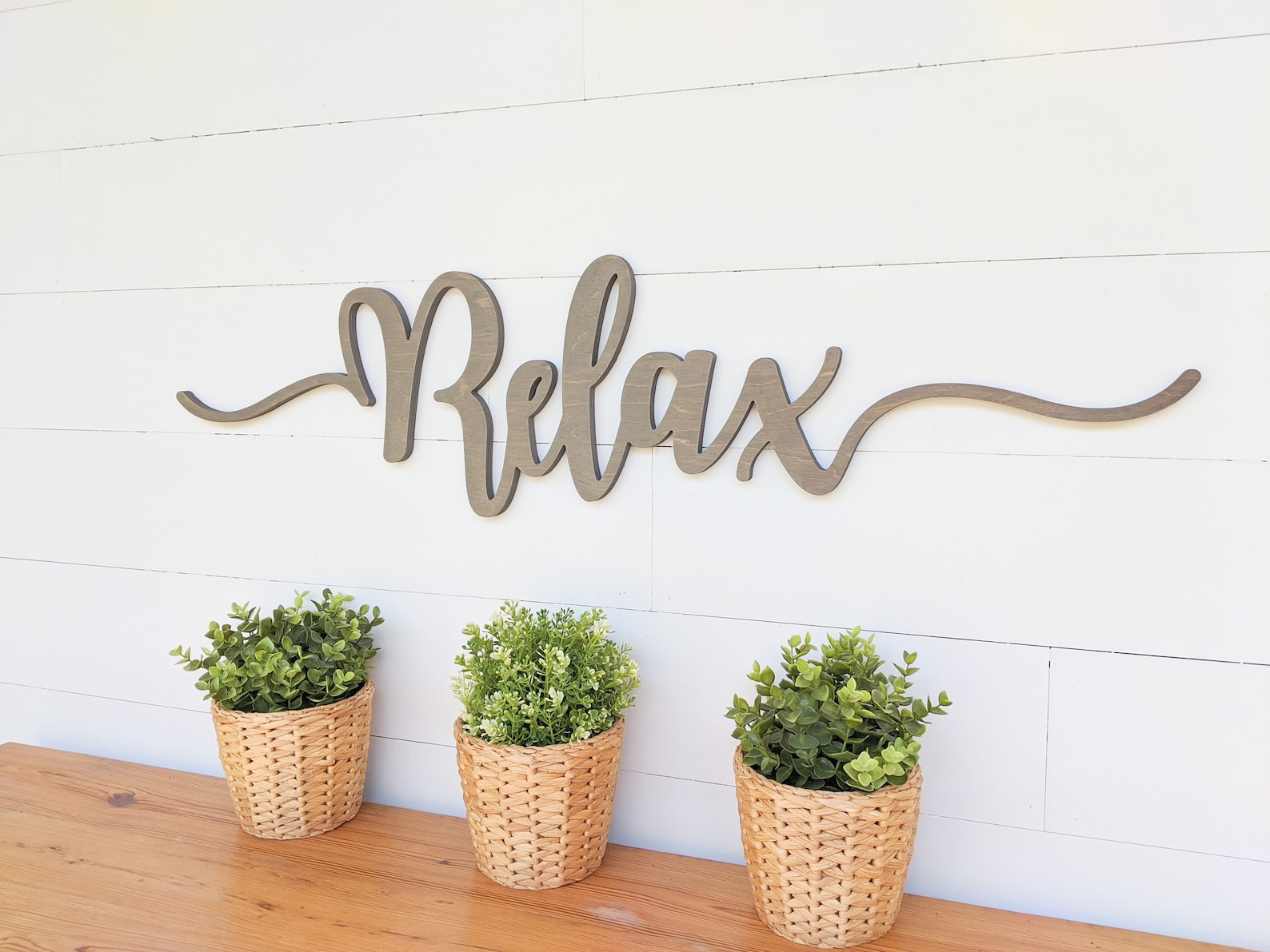 Relax Wood Cutout Relax Sign Relax Wall Sign Relax Decor | Etsy