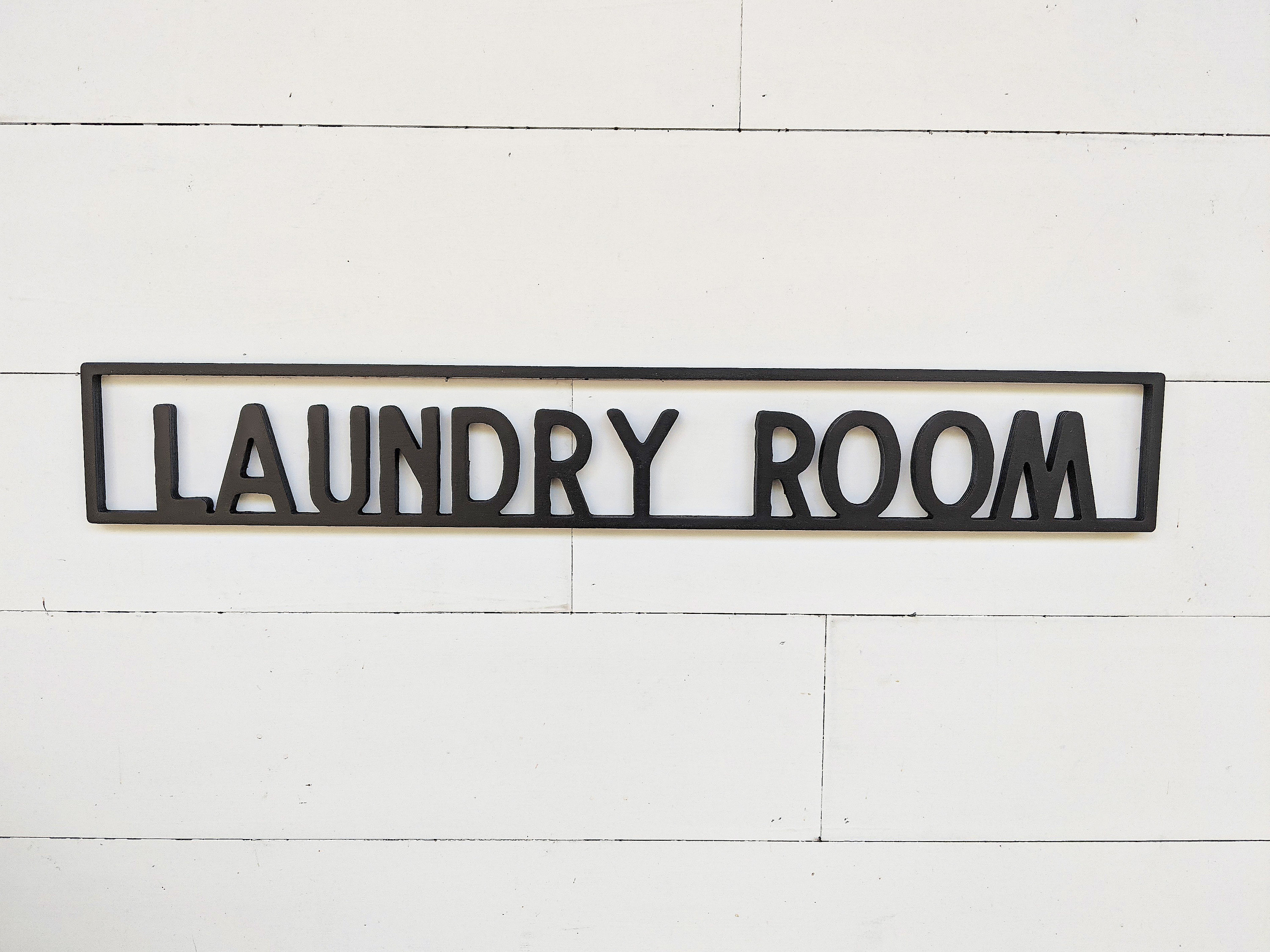 Laundry Room Sign Laundry Room Word Cutout 1/2 Thick - Etsy