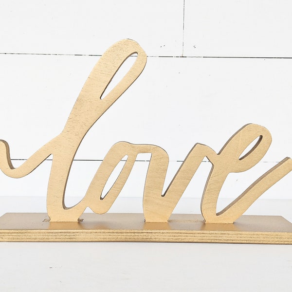 Wooden Love Sign - Etsy