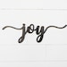 Joy Wood Cutout Joy Sign Wood Joy Sign - Etsy