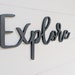 Explore Sign Explore Word Cutout 1/2 Thick Wooden - Etsy