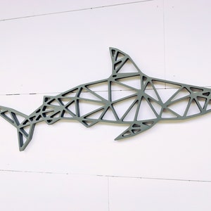 Geometric Shark | Ocean Nursery | Nursery Art | Kids Room Art | Ocean ...