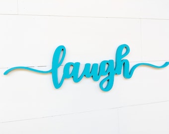 Laugh Sign - Etsy