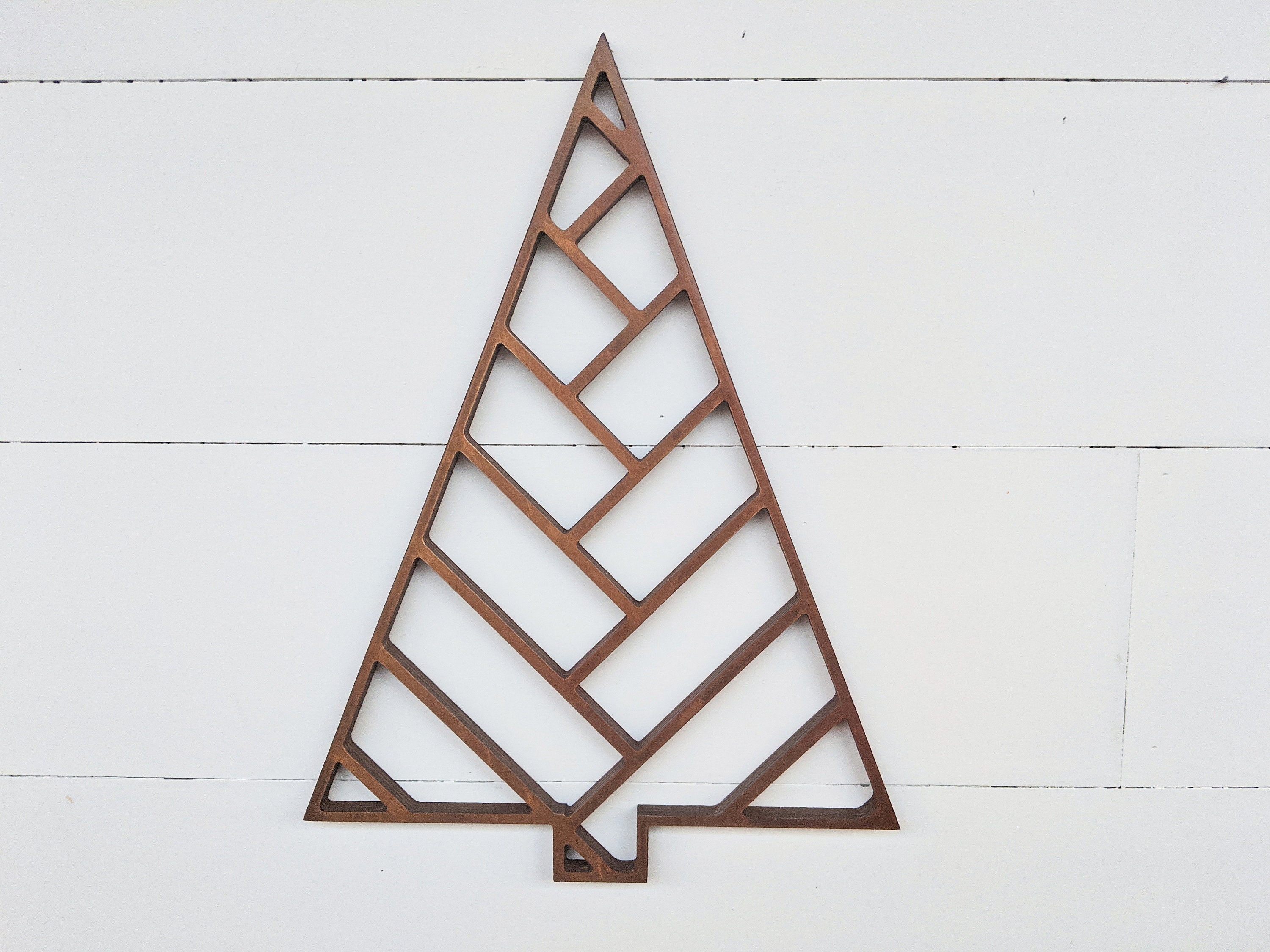 Geometric Forest Trees Wall Art Geometric Wall Decor Tree - Etsy