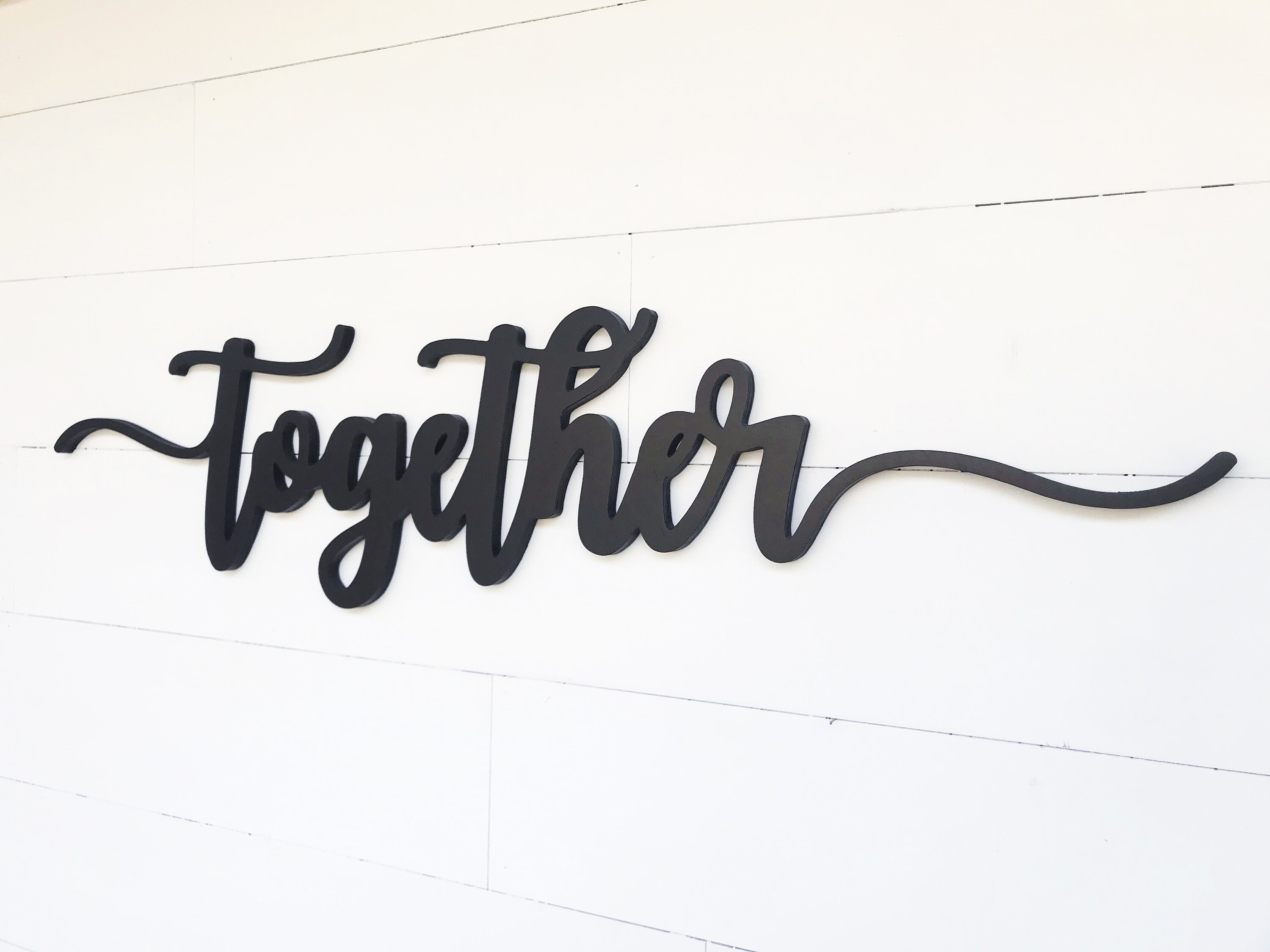 Together Word Cutout Wooden Letters Together Sign - Etsy Canada