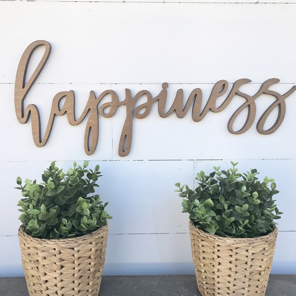 Happiness Sign - Etsy