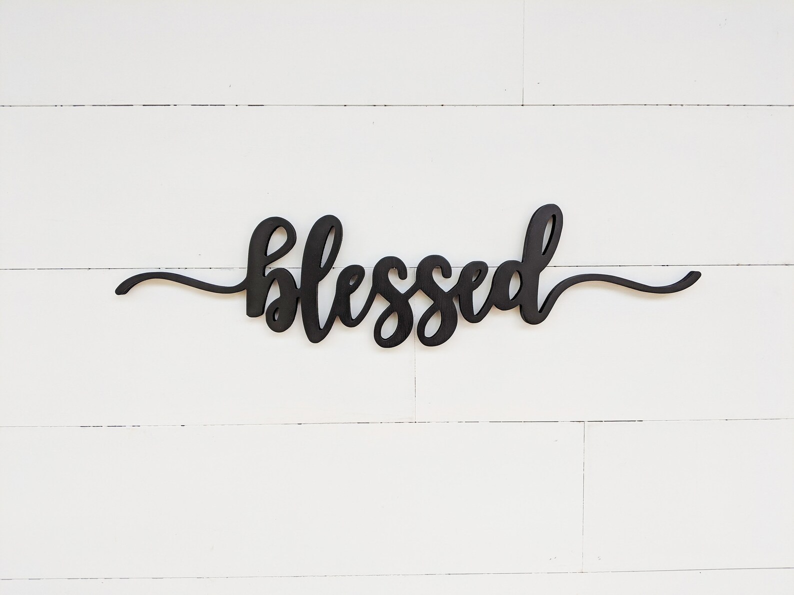 Blessed Word Cutout Word Wooden Letters | Etsy