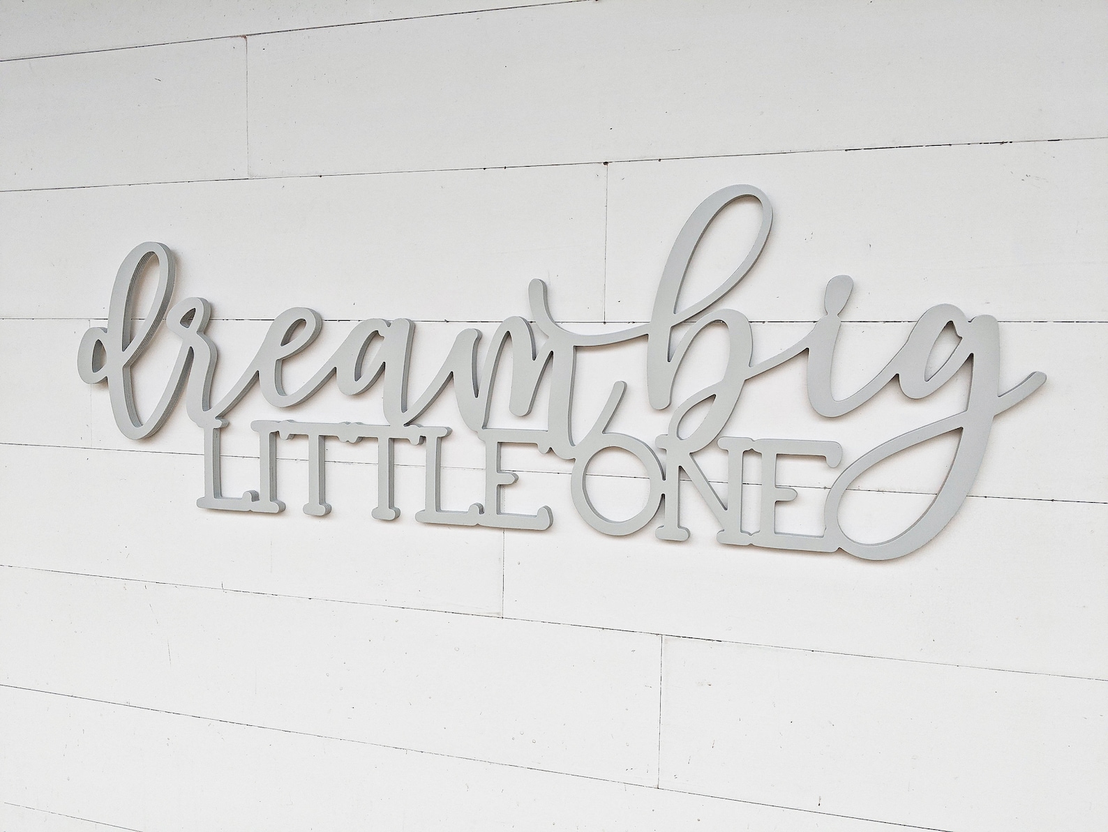 Dream Big Little One Sign Nursery Sign Wooden Nursery Sign - Etsy