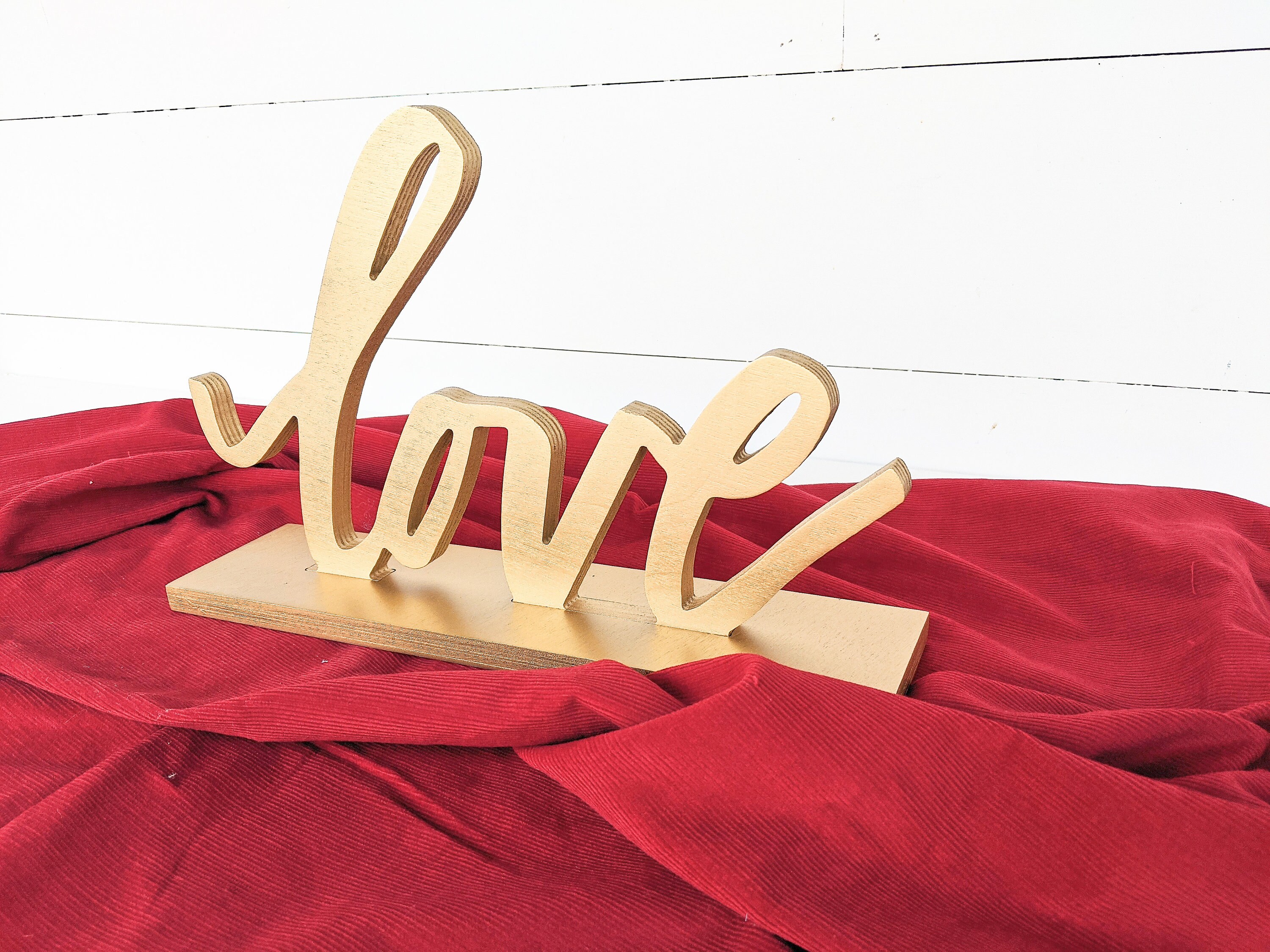 Love Free-standing Sign Valentine's Decor Wedding | Etsy