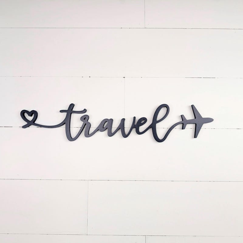 Travel Wood Sign - Etsy