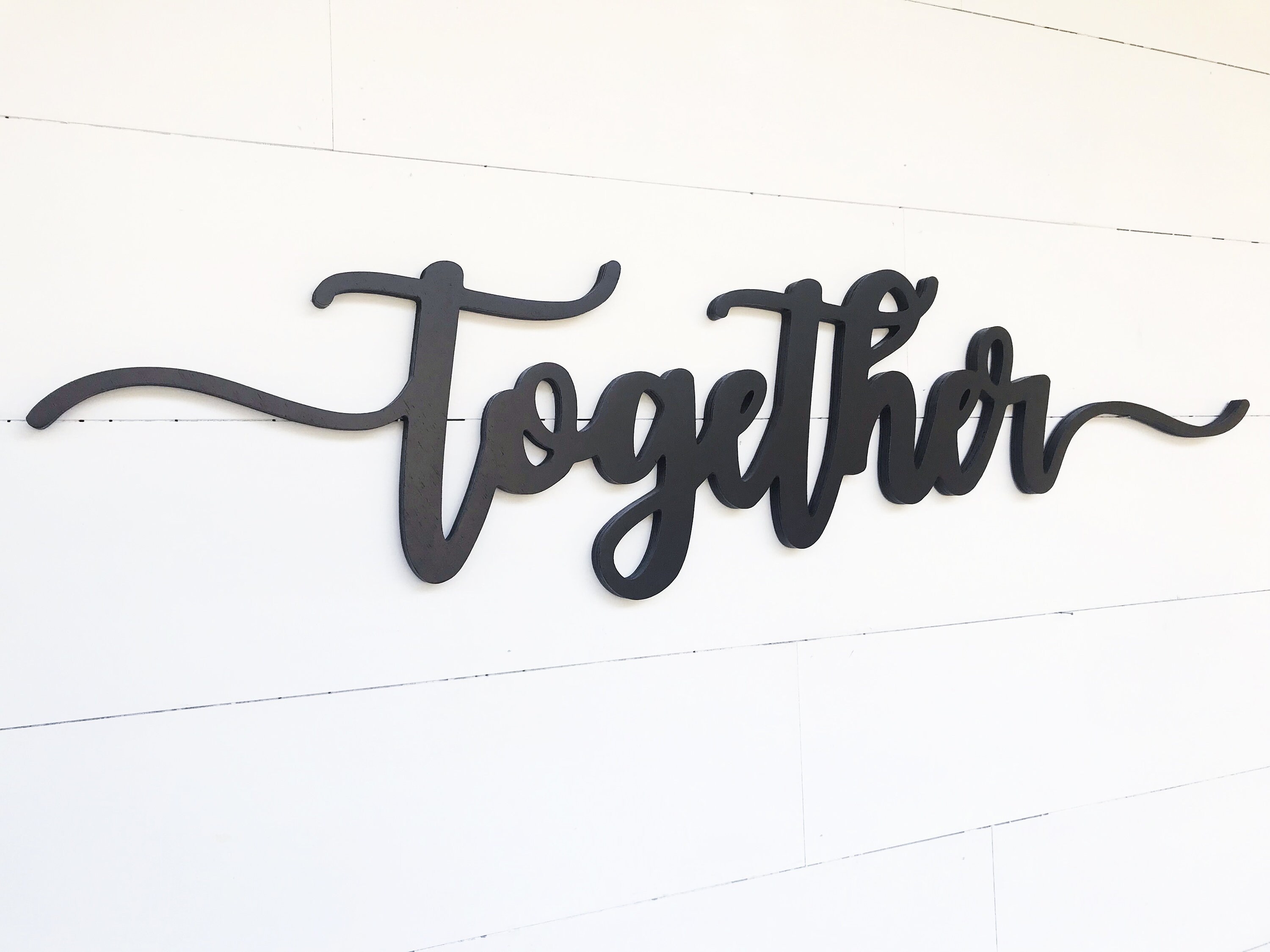 Together Word Cutout Wooden Letters Together Sign - Etsy Canada