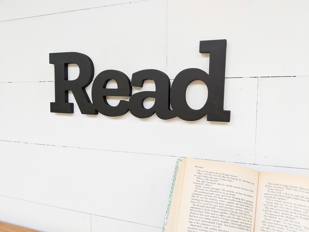 Read Word Cutout Word Wooden Letters Read Cutout - Etsy
