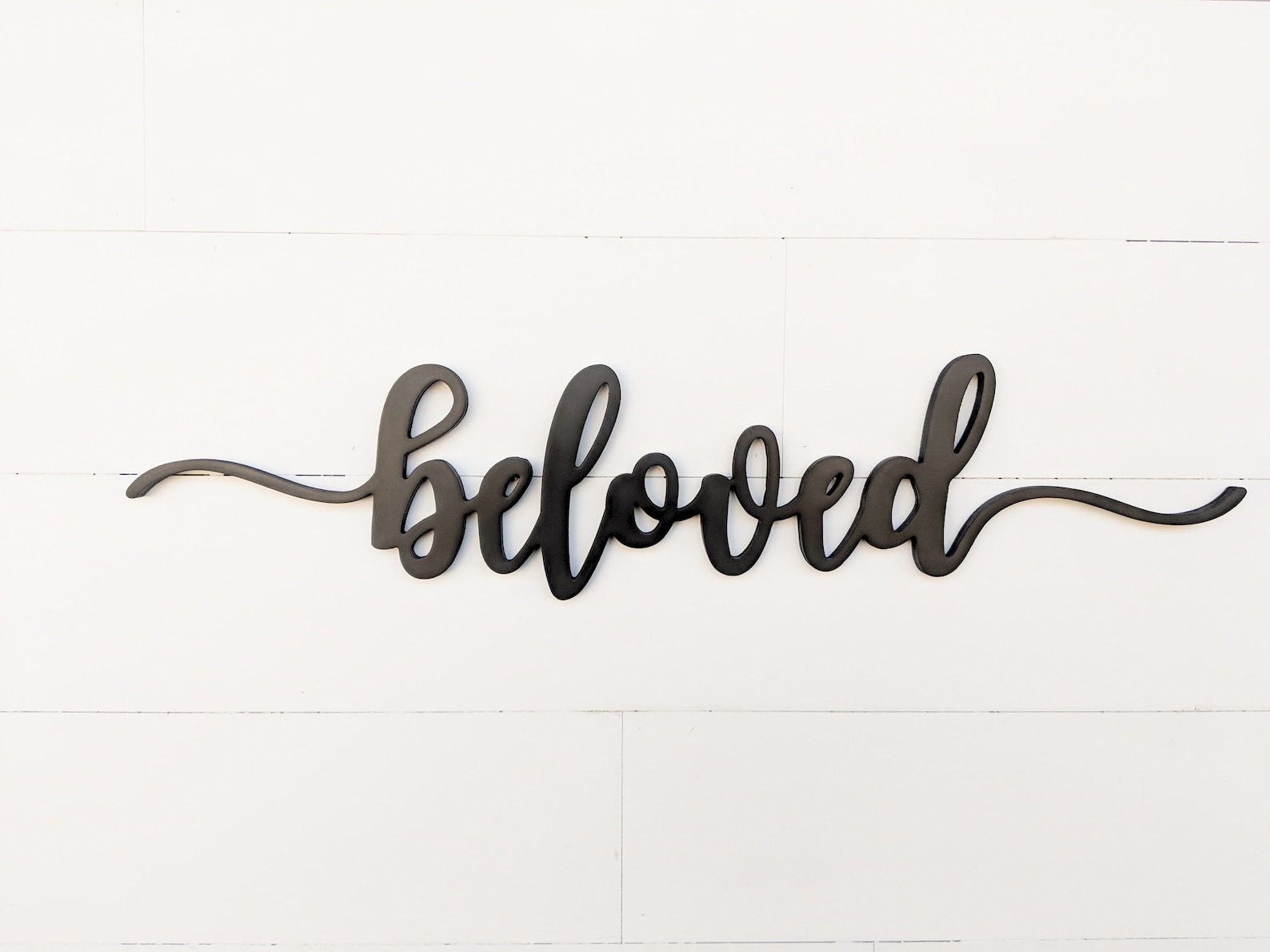 Beloved Word Cutout Word Wooden Letters Beloved Cutout | Etsy
