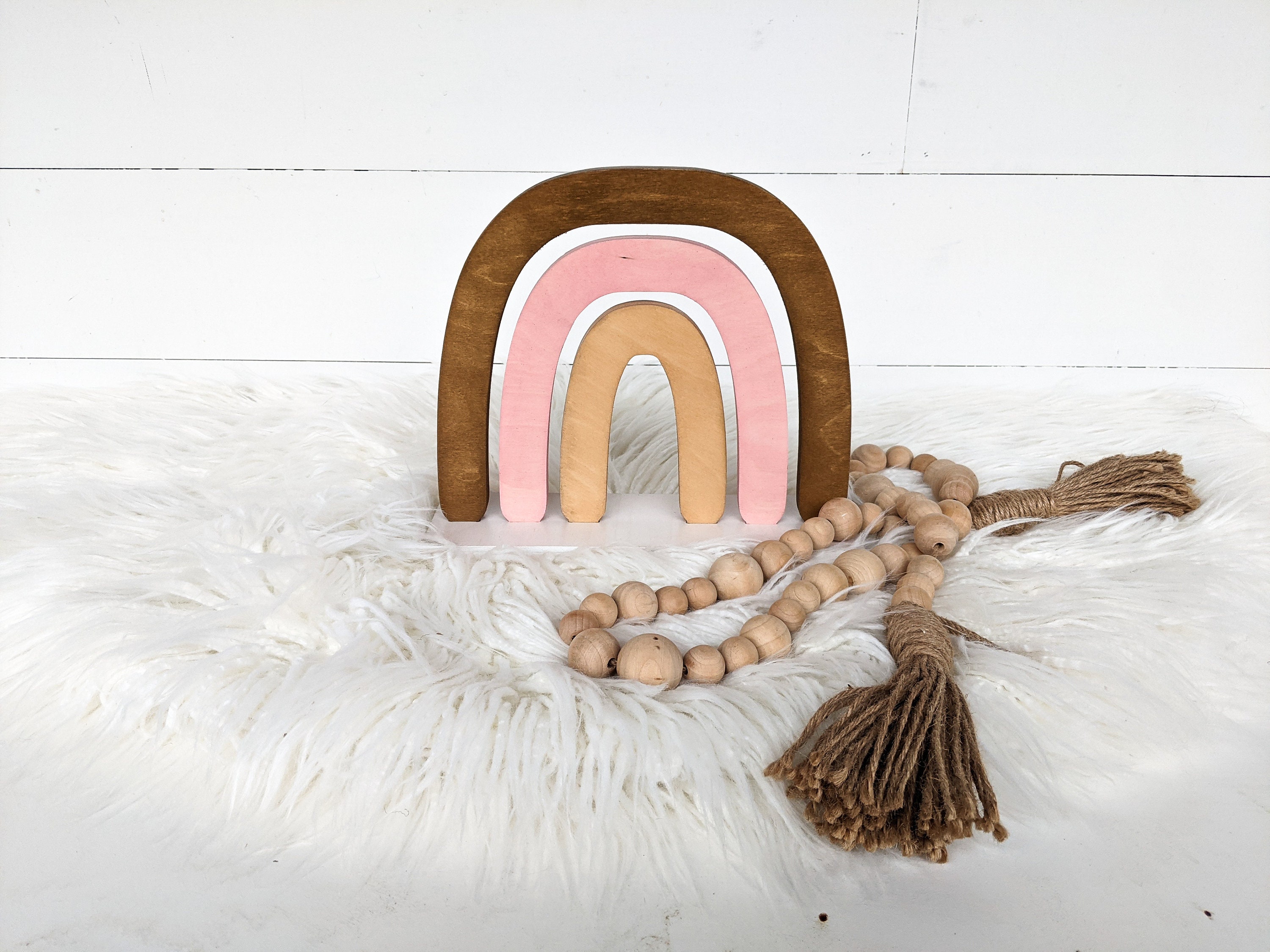 Rainbow Free-standing Sign Boho Rainbow Sign Boho Nursery - Etsy