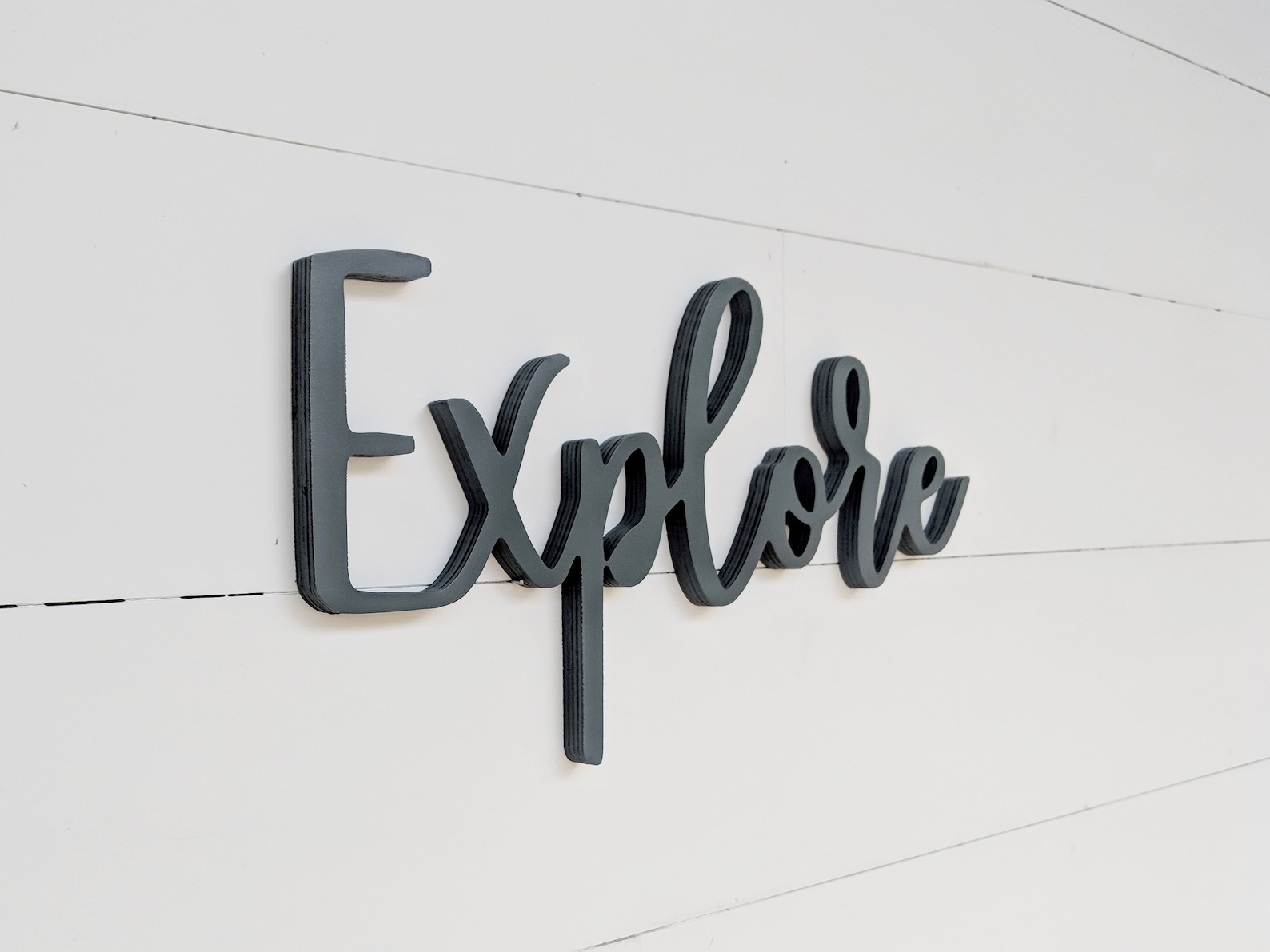 Explore Sign Explore Word Cutout 1/2 Thick Wooden - Etsy