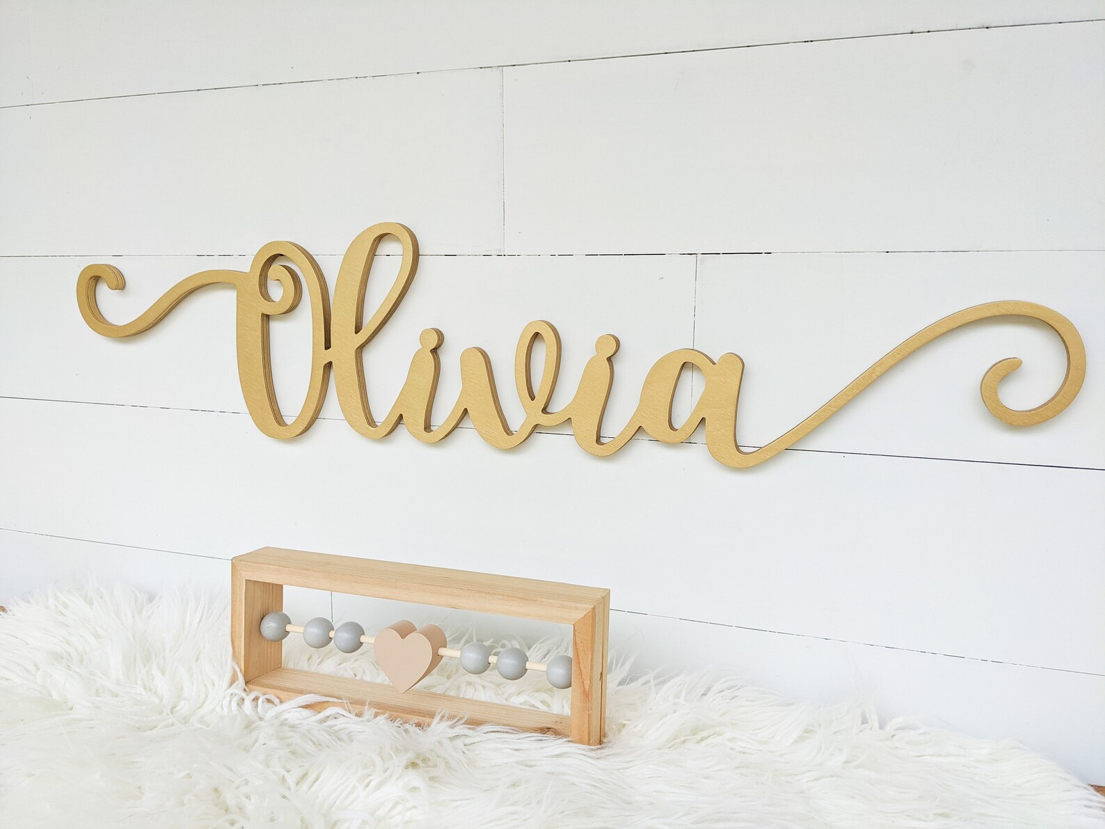 Baby Girl Nursery Sign, Baby Name Cutout, Girls Nursery, Baby Name Sign ...